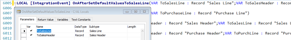 [Event Change] Codeunit 6620 Copy Document Mgt. - OnAfterSetDefaultValuesToSalesLine · Issue ...
