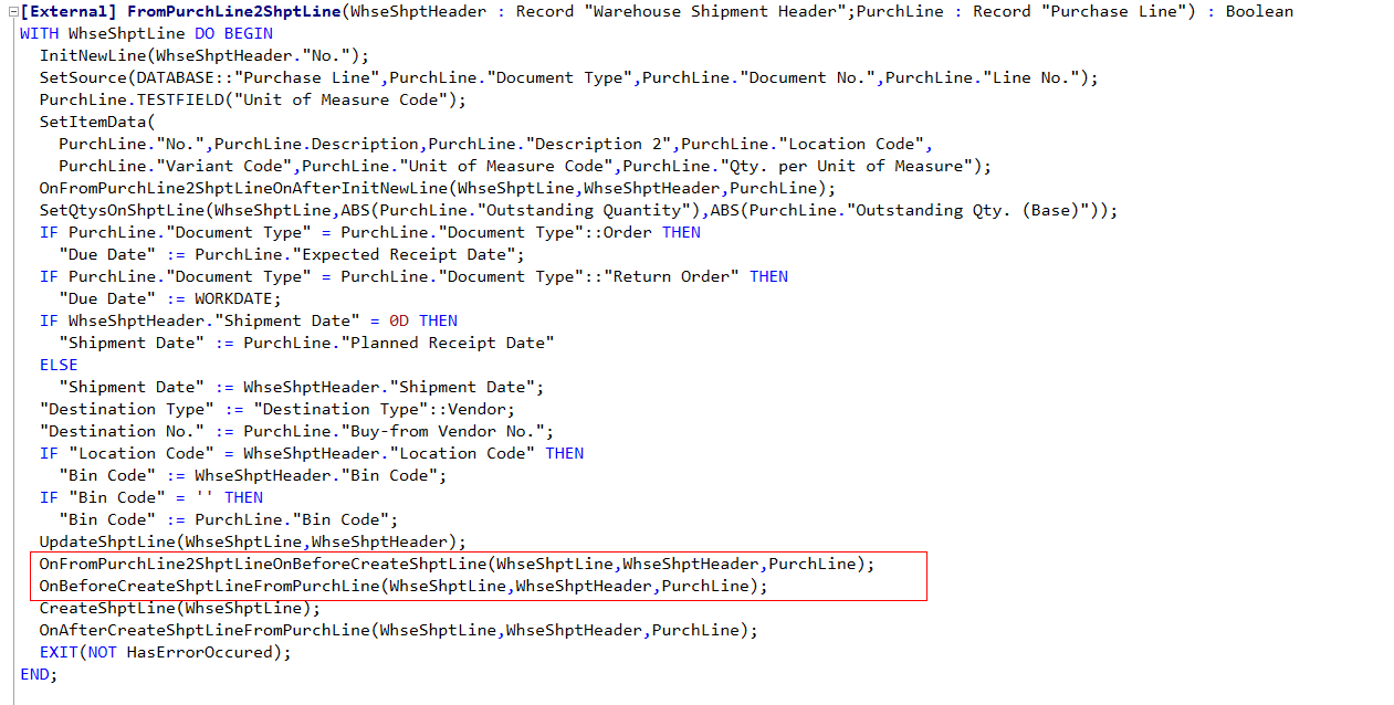[Event Duplicate] Codeunit 5750 Whse.-Create Source Document ...