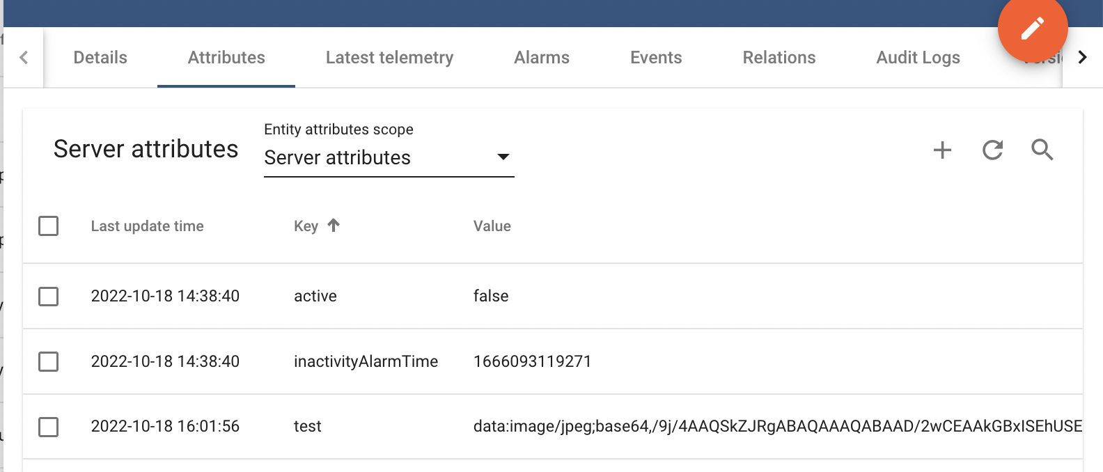 Long string attribute is not wrapping inside the value field [Bug] · Issue #7445 · thingsboard ...