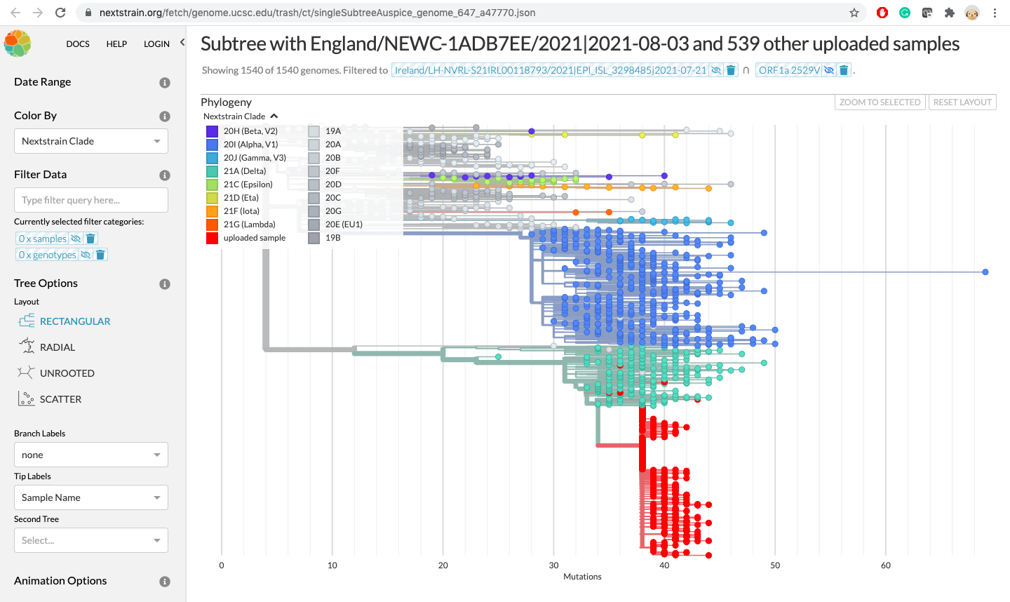 Possible new B.1.617.2 (Delta) sublineage circulating predominantly in ...