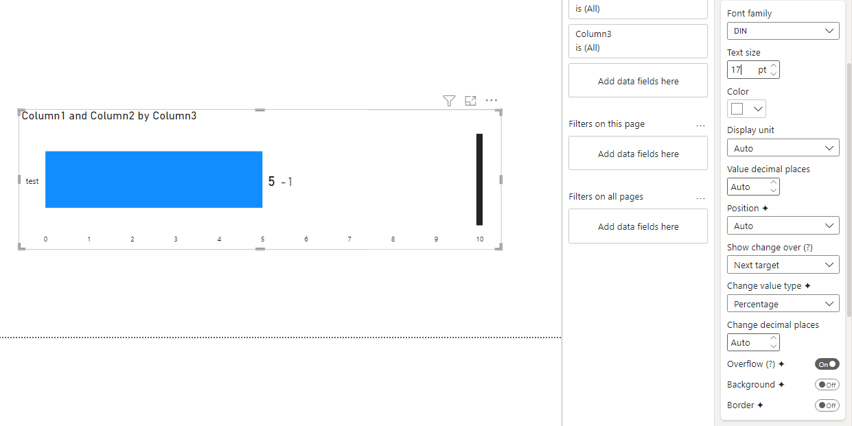 'Show change over' value not appearing correctly. · Issue #25 · okviz/bullet-chart-issues · GitHub