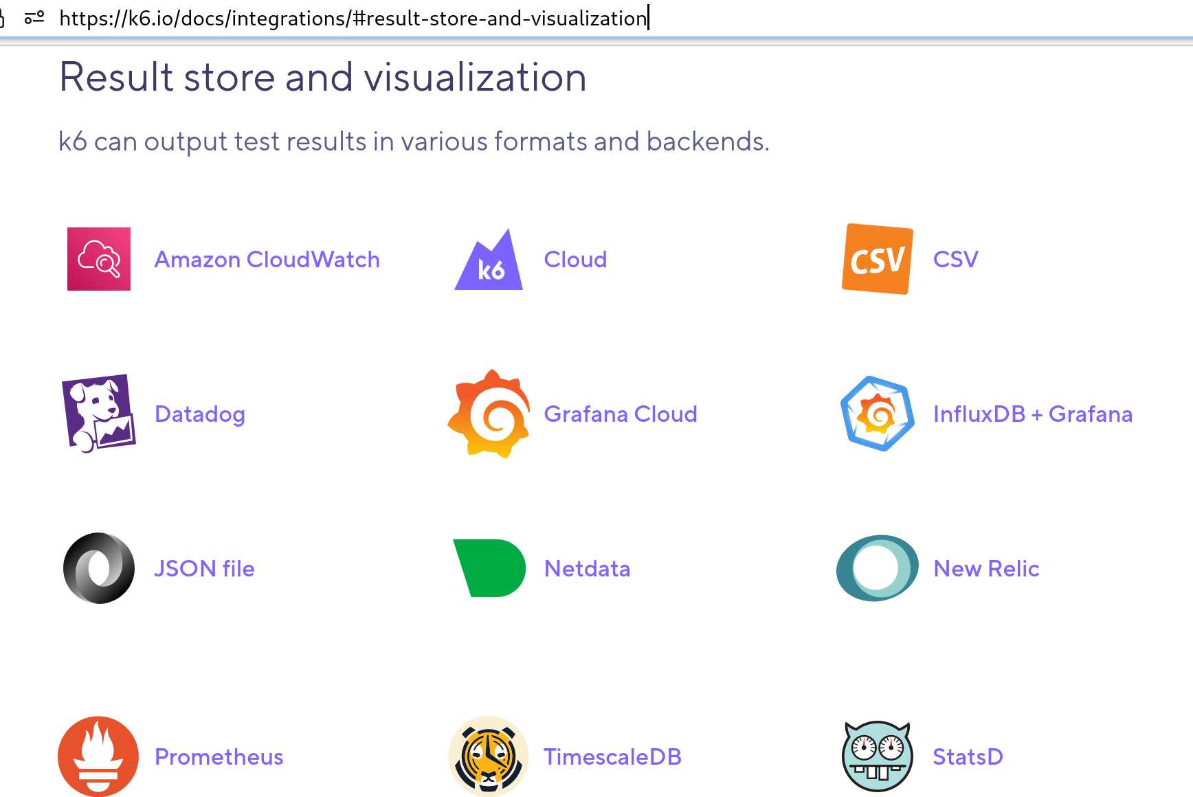 Restructure result output docs · Issue #680 · grafana/k6-docs · GitHub