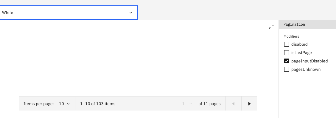 Pagination Page Input Disabled Has Jarring Colour Differences When Using Gray Themes · Issue