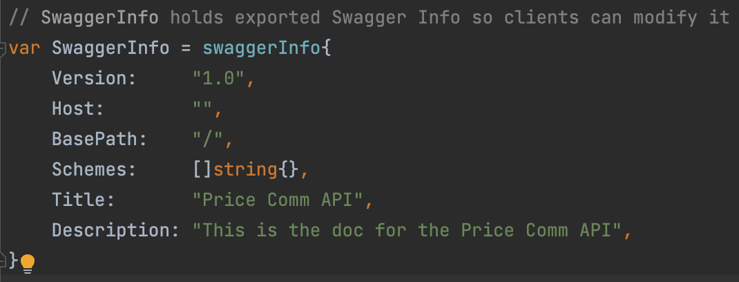 Swaggo Generates Swaggerinfo Var In Mac But It Generates Swaggerinfoswagger Var In Windows 10
