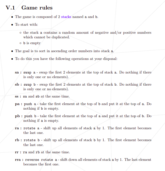 GitHub - InfamousBolt/push_swap: A profram to sort a stack using limited number of operations.