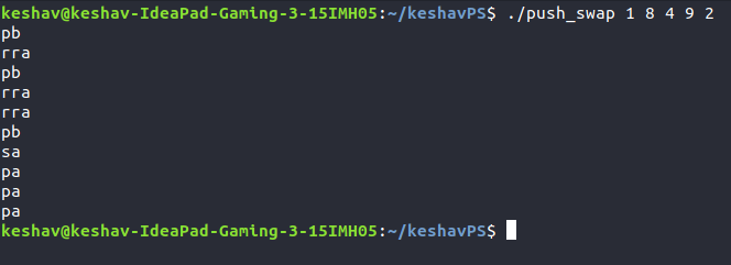 GitHub - InfamousBolt/push_swap: A profram to sort a stack using limited number of operations.