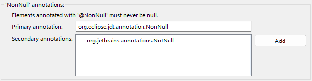 Can't use non-Eclipse null annotations for primitive array types ...