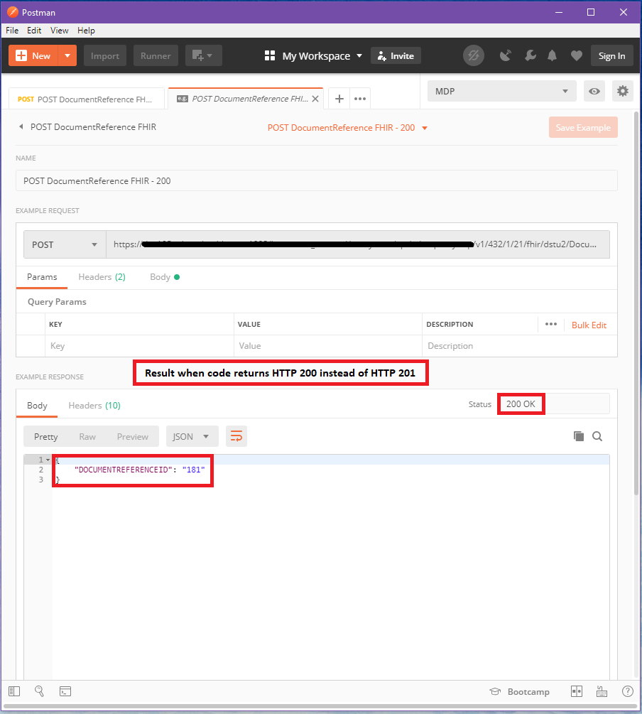 Error Could Not Get Any Response When Status 201 Issue 7757