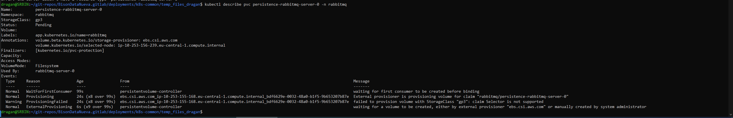 Allow Persistentvolumeclaimretentionpolicy Setting For Rabbitmq Cluster Statefulset · Issue 