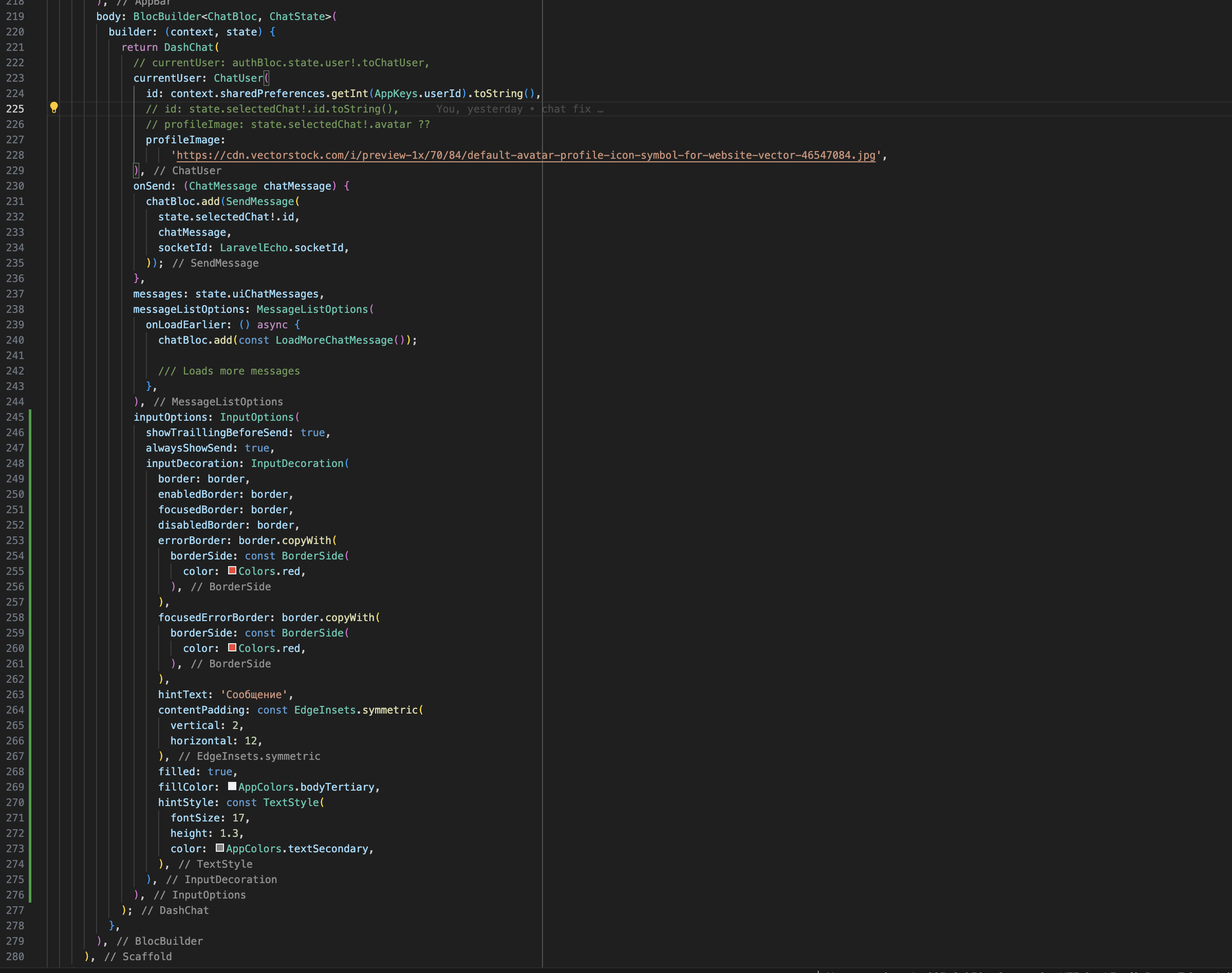 Sent messages are same as receives ones in ui · Issue #63 · SebastienBtr/Dash-Chat-2 · GitHub