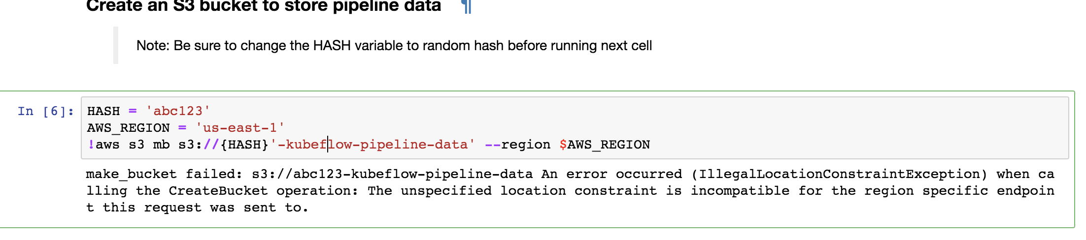 Error in kubeflow workshop 02_06_fairing_e2e · Issue #519 · aws-samples/eks-workshop · GitHub