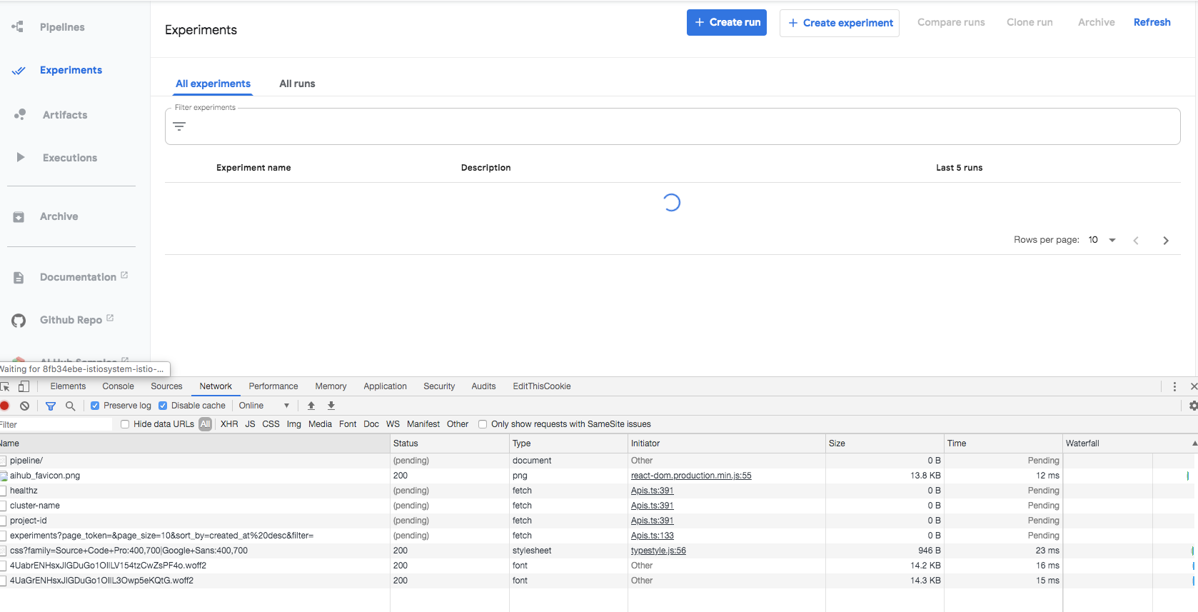 Frontend Ui Takes Long To Render The Page · Issue 3165 · Kubeflowpipelines · Github 