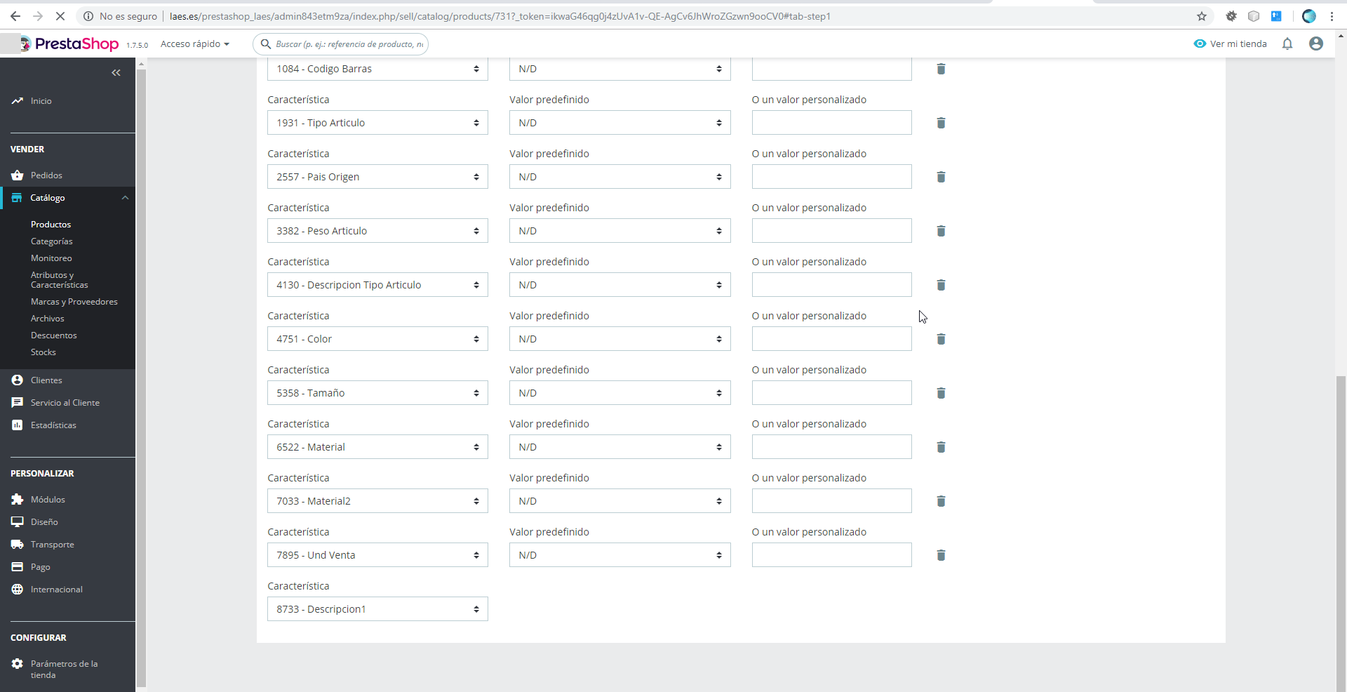 When I edit a product in the Backoffice return 500 error server · Issue ...