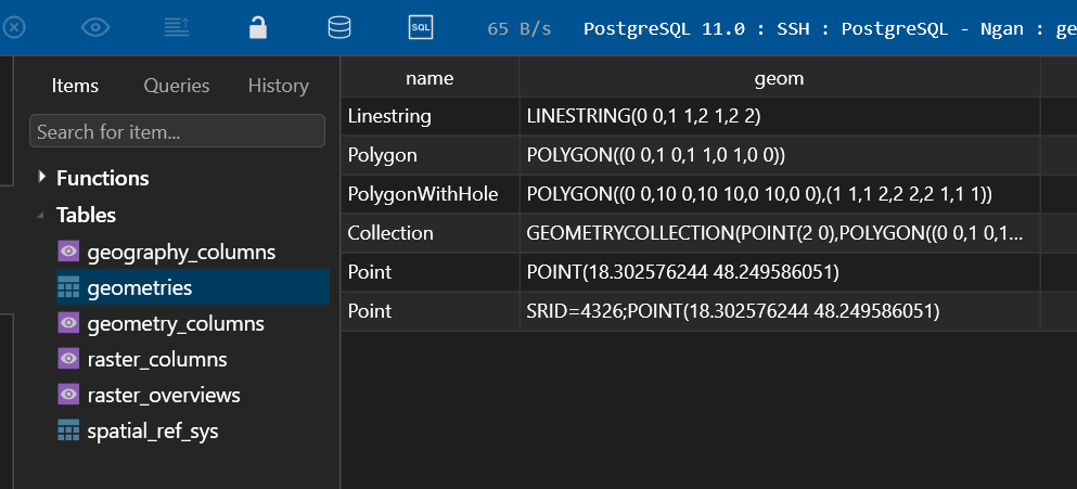 ERROR: parse error - invalid geometry · Issue #355 · TablePlus/TablePlus-Windows · GitHub