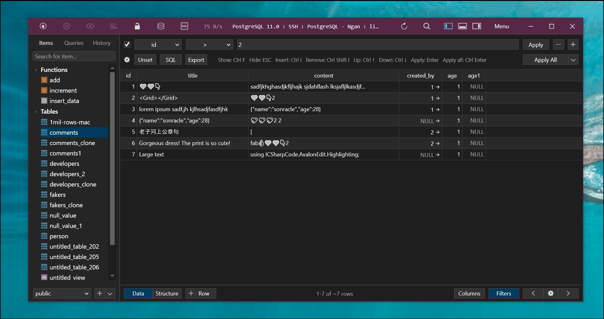 Export specific fields not working · Issue #443 · TablePlus/TablePlus-Windows · GitHub