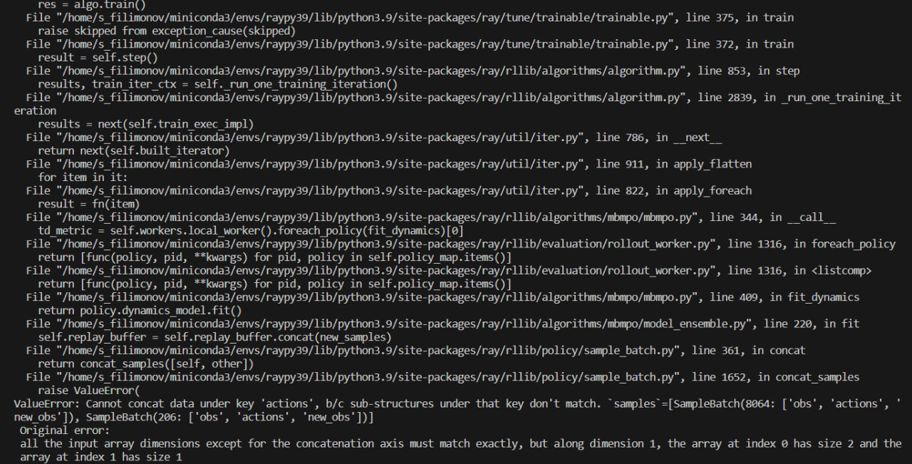Rllib Mbmpo The Algorithm Does Not Learn As Intended · Issue 40400 · Ray Projectray · Github