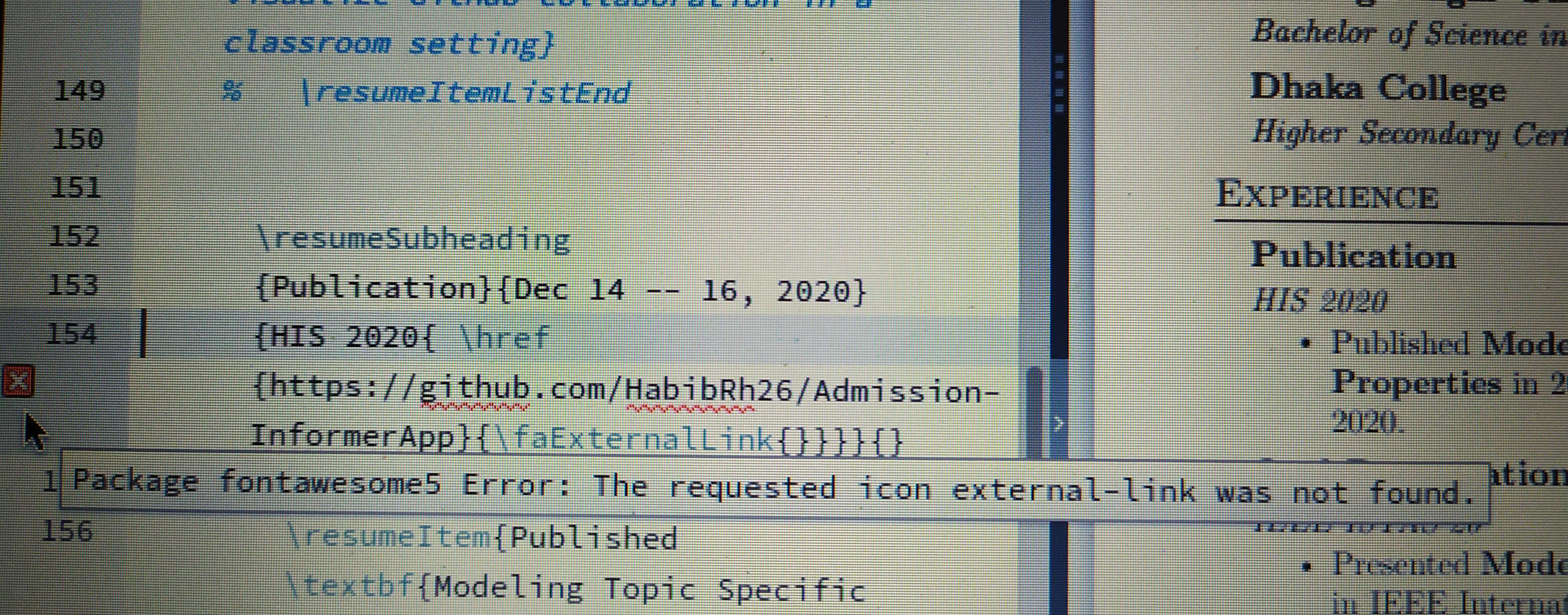 Fontawesome external link icon error · Issue #3 · jakegut/resume · GitHub