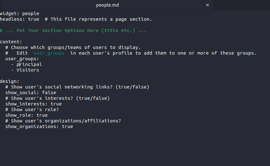 can you add a people widget for lab members? · Issue #573 · HugoBlox/hugo-blox-builder · GitHub
