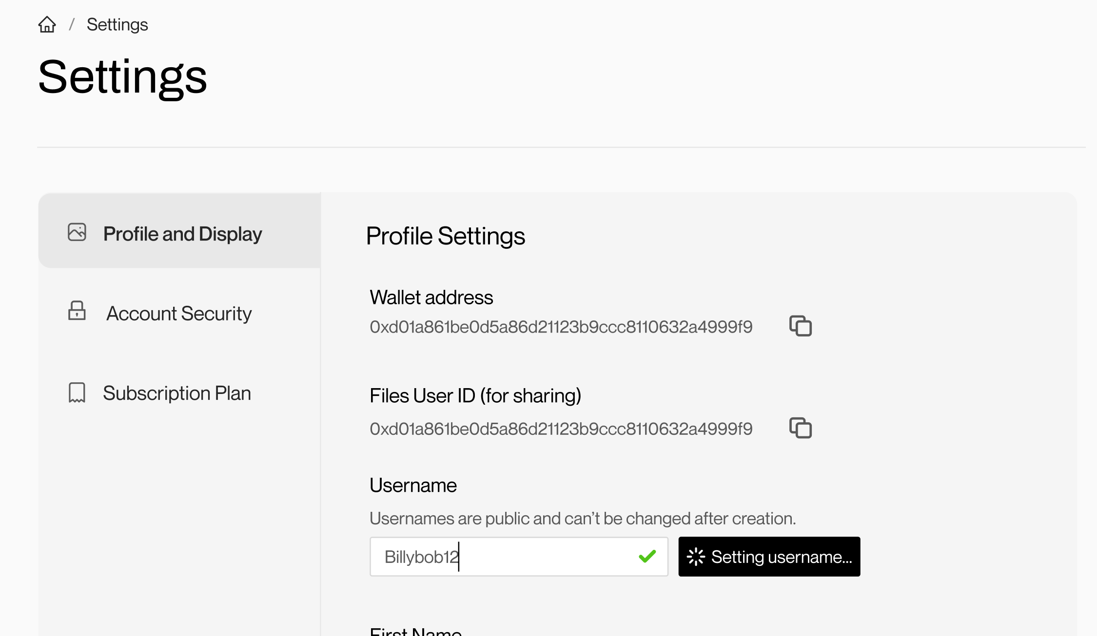 Add Nickname field to the profile overview · Issue #1091 · ChainSafe/ui-monorepo · GitHub