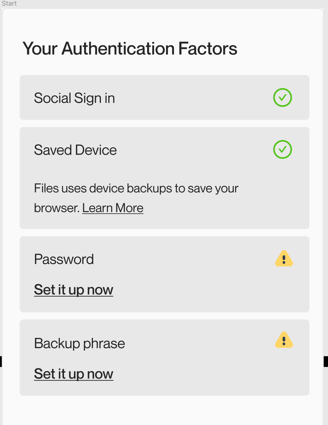 Change auth flow & auth settings · Issue #1208 · ChainSafe/ui-monorepo · GitHub
