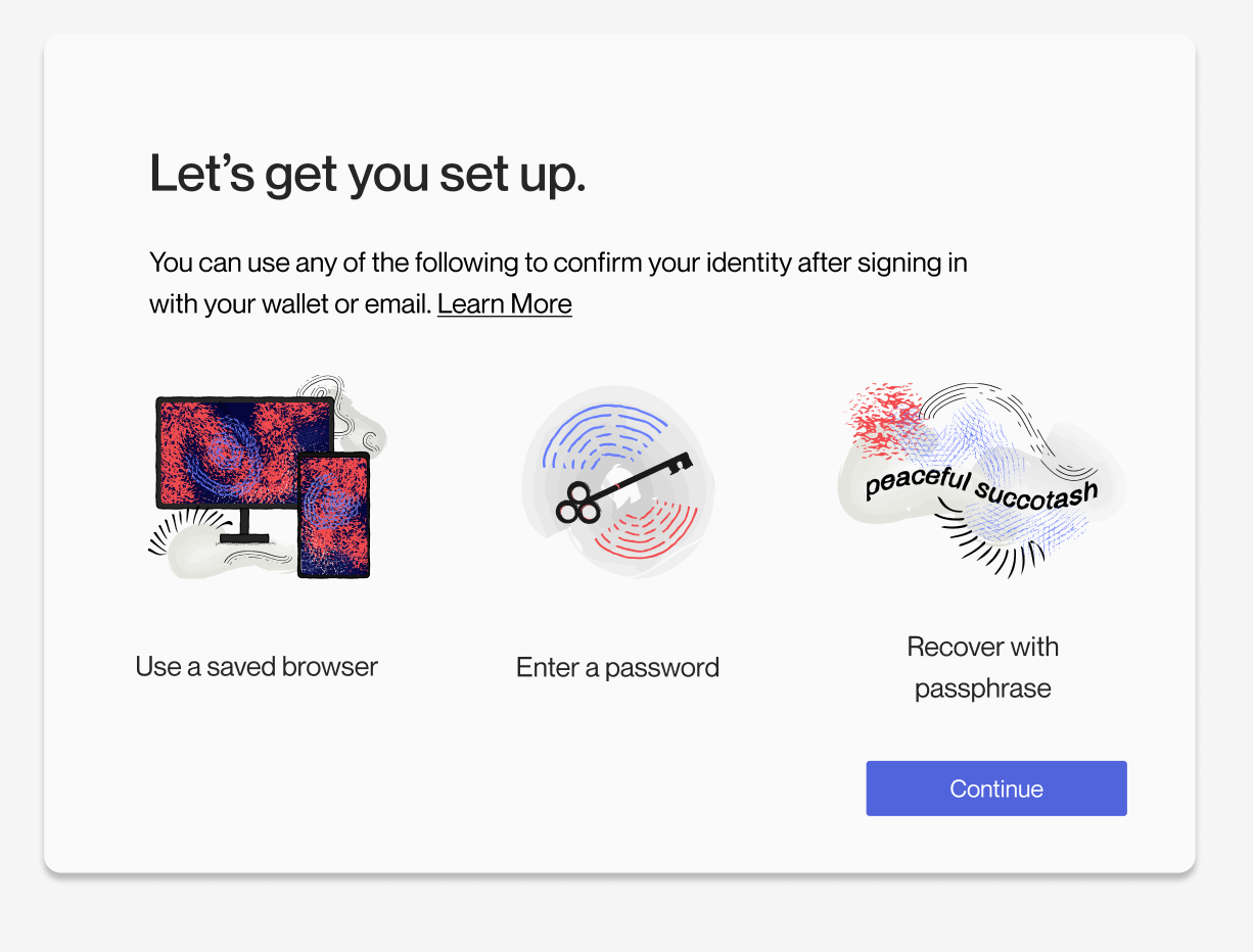 Change auth flow & auth settings · Issue #1208 · ChainSafe/ui-monorepo · GitHub
