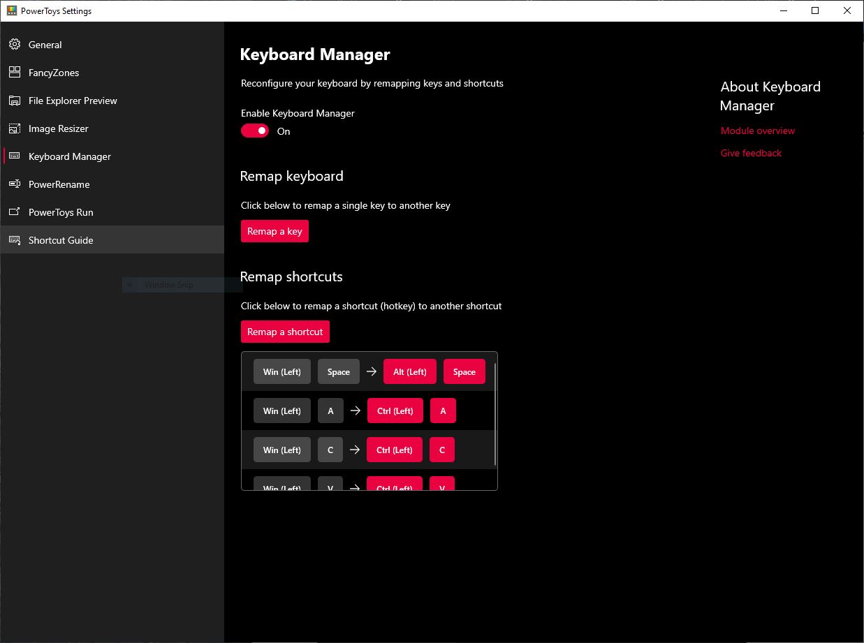 unable to set Powertoys run to windows key + space · Issue #4493 ...