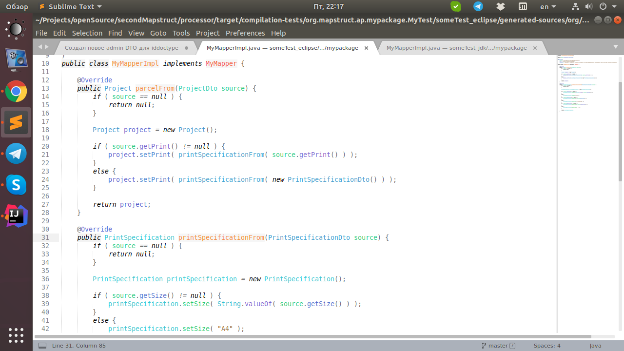 NullValuePropertyMappingStrategy.SET_TO_DEFAULT with default values · Issue #1909 · mapstruct ...