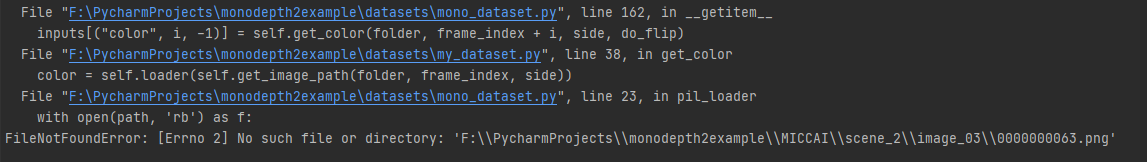Problems on png images of custom dataset · Issue #356 · nianticlabs/monodepth2 · GitHub