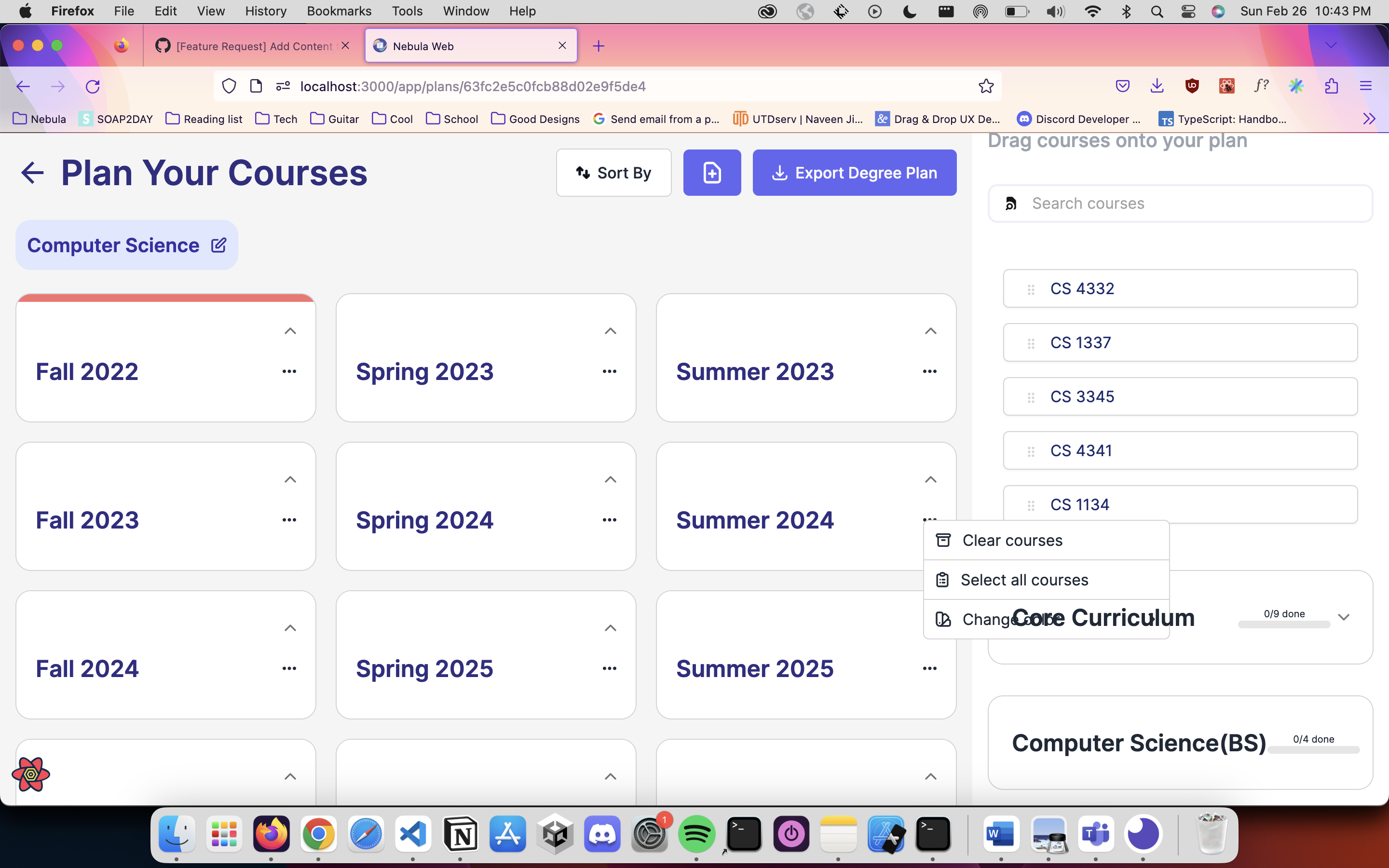 Bug Dropdown Gitches When Hovering Over Plan Requirements · Issue 447