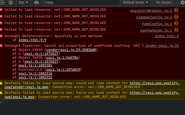 Spotify 1.1.84 Blank Screen on Linux · Issue #1729 · spicetify/cli · GitHub