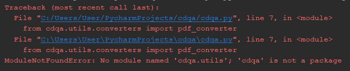 Can't Install it in Windows Pycharm · Issue #264 · cdqa-suite/cdQA · GitHub