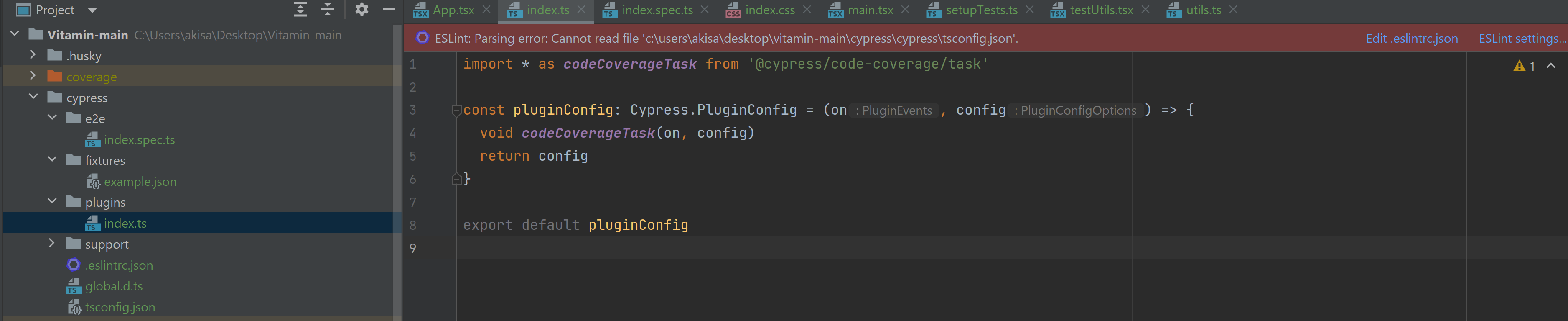 ESLint Parsing Error · Issue #525 · wtchnm/Vitamin · GitHub