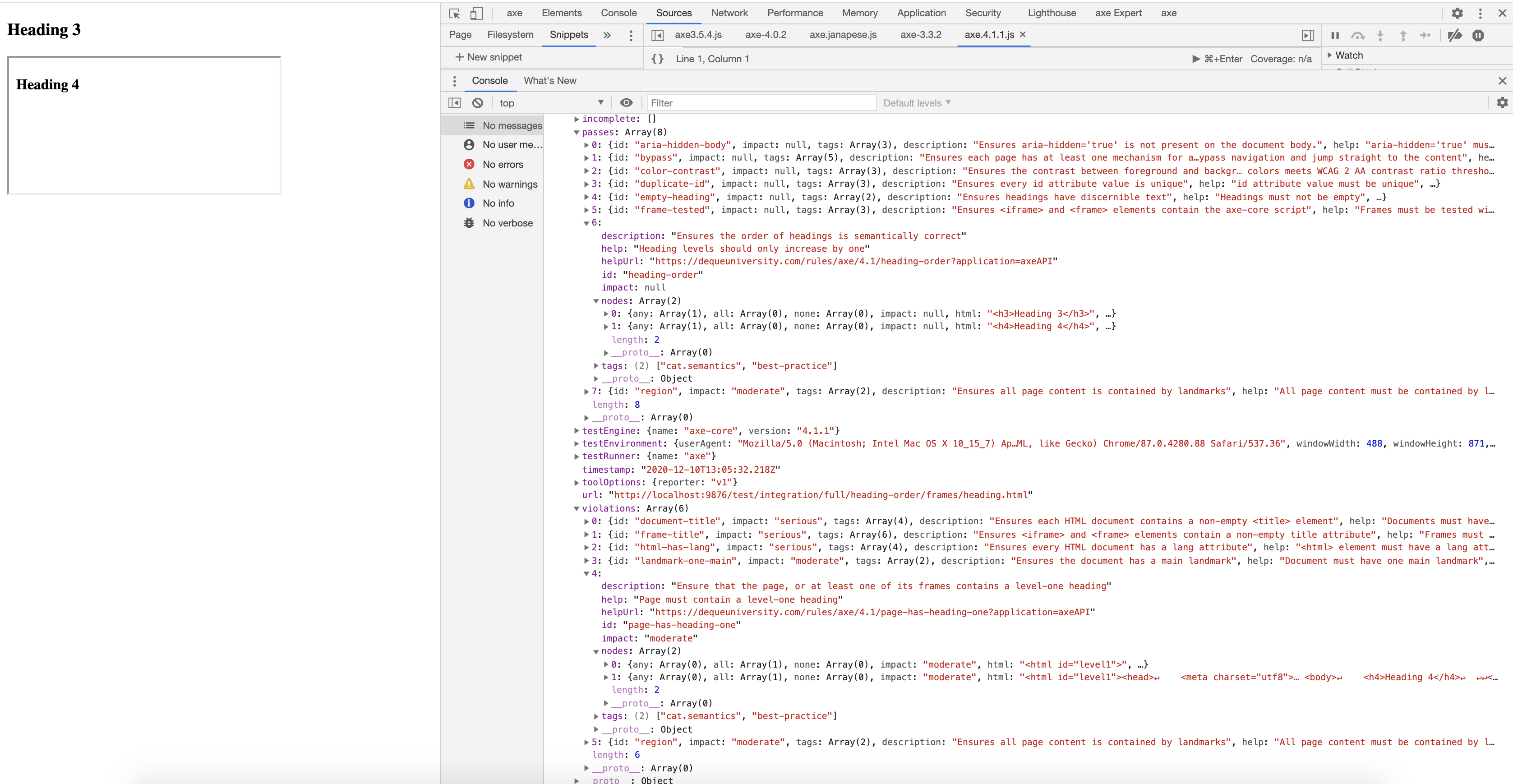 heading-order scope & related nodes bugs · Issue #728 · dequelabs/axe-core · GitHub