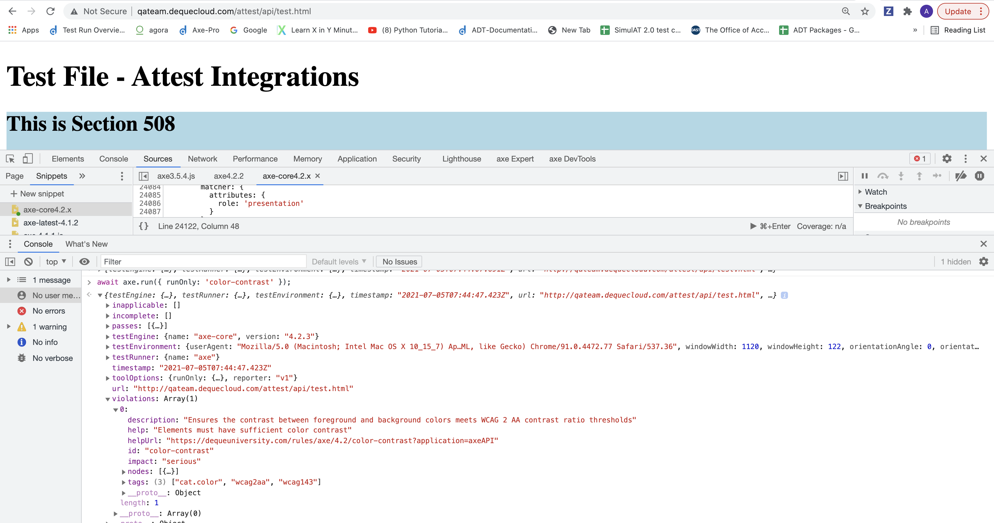 Allow options runOnly to be a string · Issue #3003 · dequelabs/axe-core · GitHub