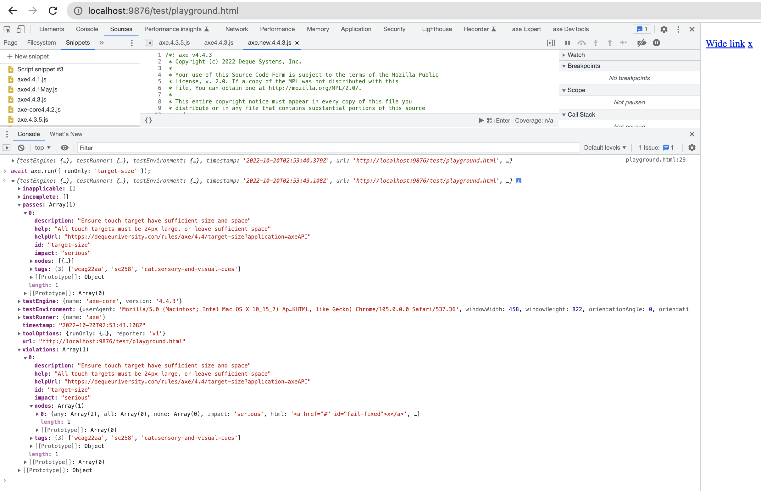 target-size rule should handle fixed position elements · Issue #3672 · dequelabs/axe-core · GitHub