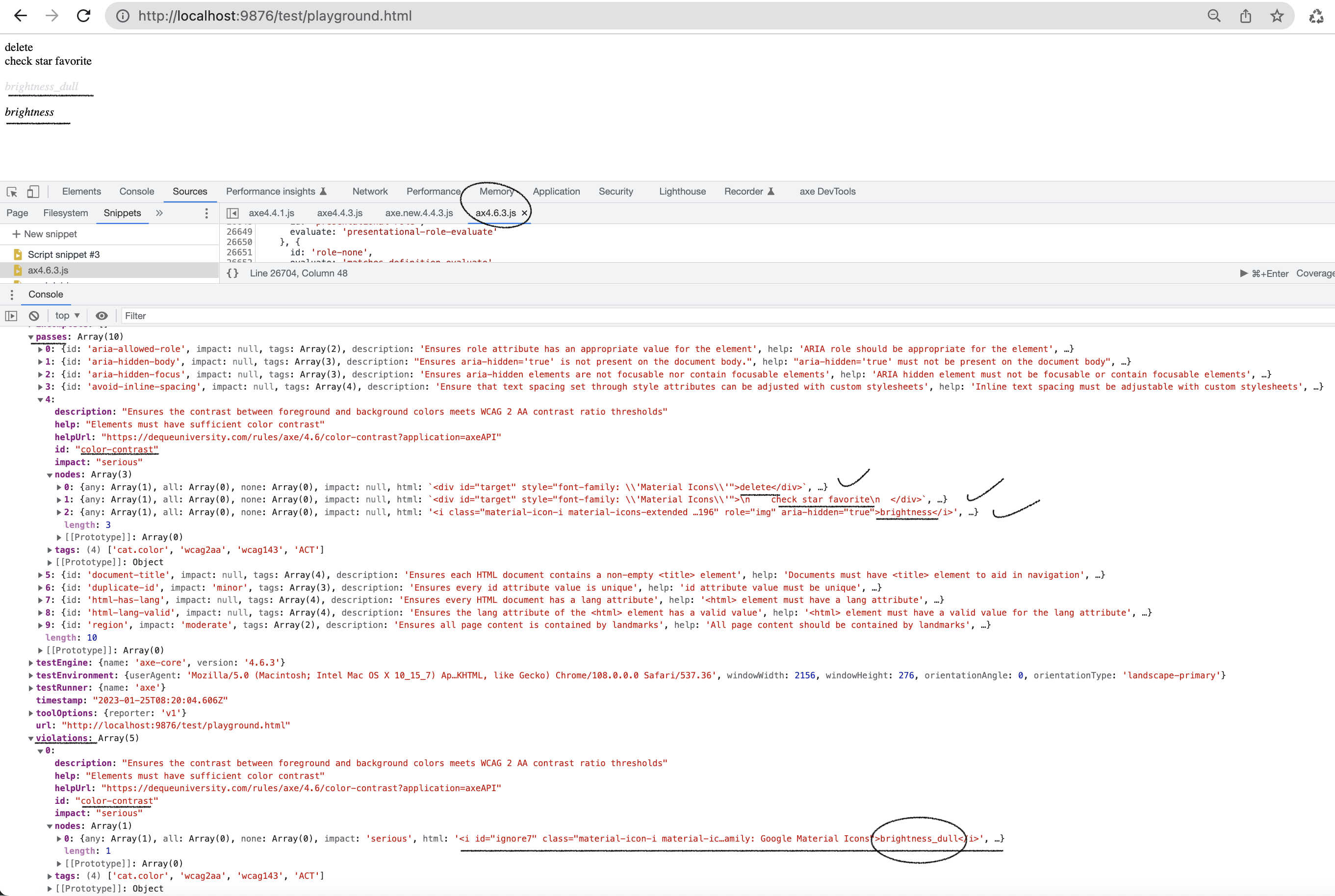 `color-contrast` fails on `aria-hidden="true"` elements · Issue #3659 · dequelabs/axe-core · GitHub