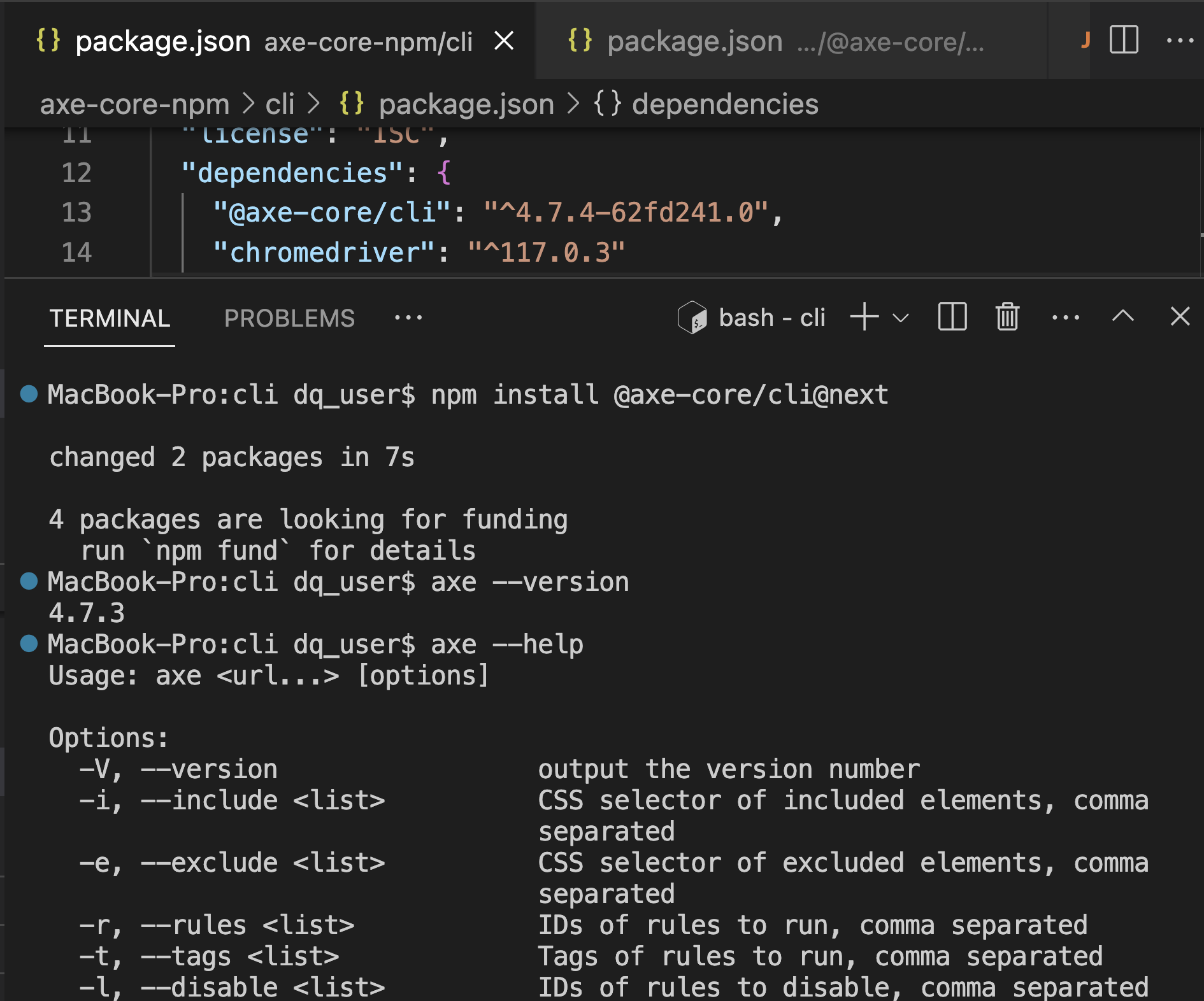 Bug Cli Getting Axe Command Not Found Even After Successfully Installed Cli · Issue 852