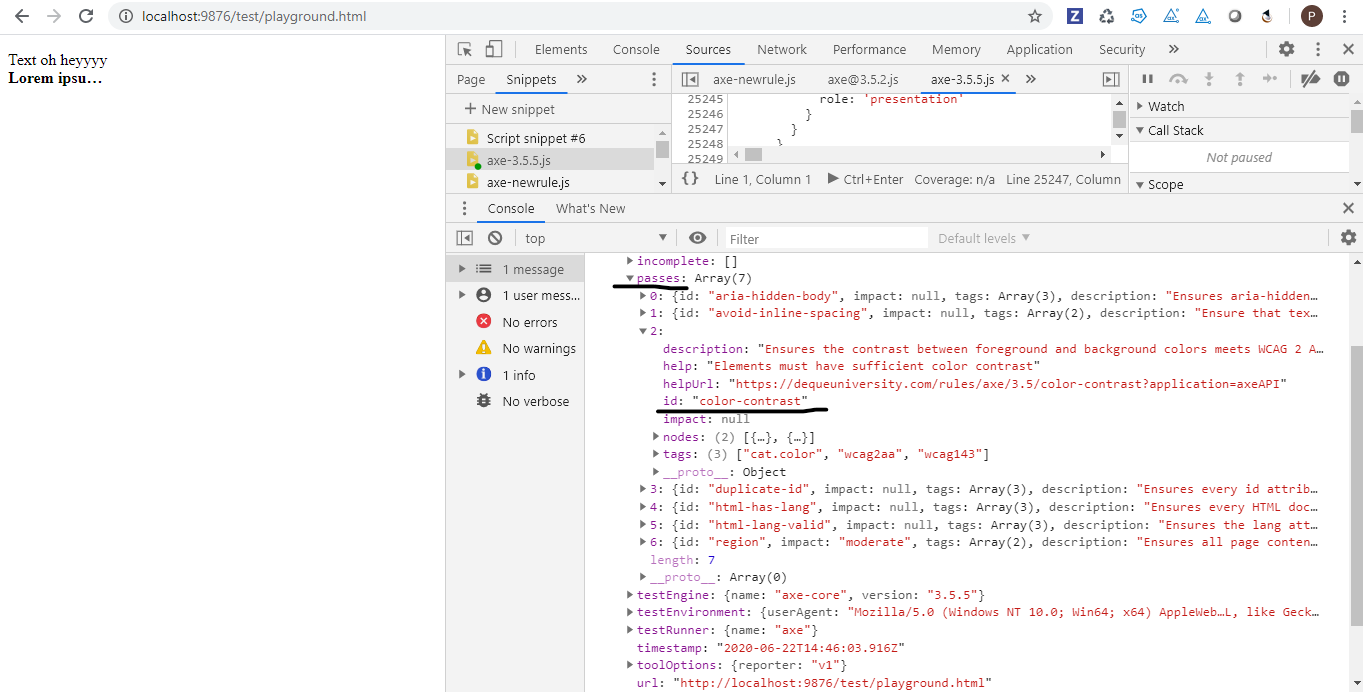 color contrast error: Unable to determine contrast ratio · Issue #2178 · dequelabs/axe-core · GitHub