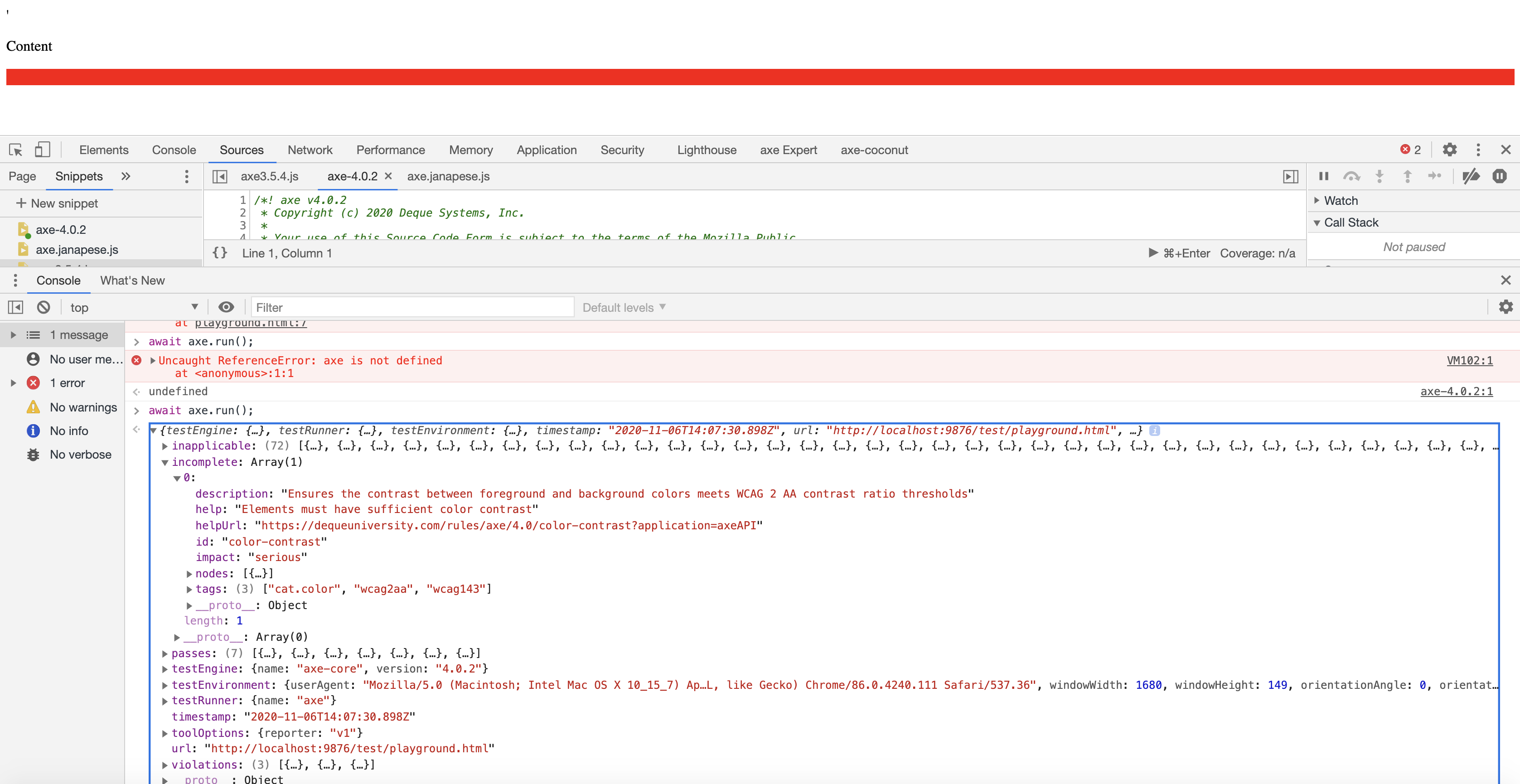 False positive: Color-contrast fails on a gradient with pseudo selector · Issue #975 · dequelabs ...