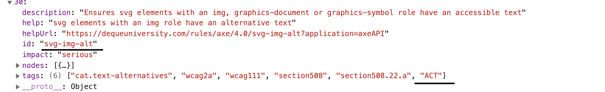 Update the ACT tag · Issue #2568 · dequelabs/axe-core · GitHub