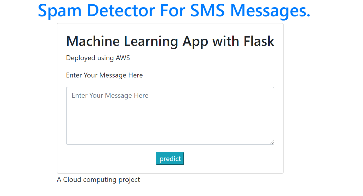 Github Nehaayuluri Sms Spam Detection