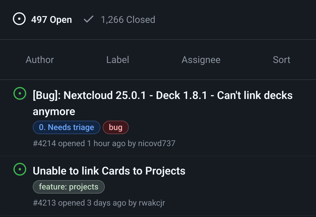 [Bug]: Nextcloud 25.0.1 - Deck 1.8.1 - Can't link decks anymore · Issue ...