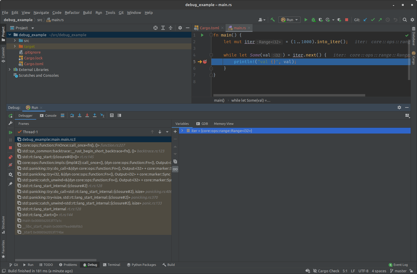 Debugger Does Not Show Variables Created With `if Let` Or `while Let` · Issue 8603 · Intellij 6136