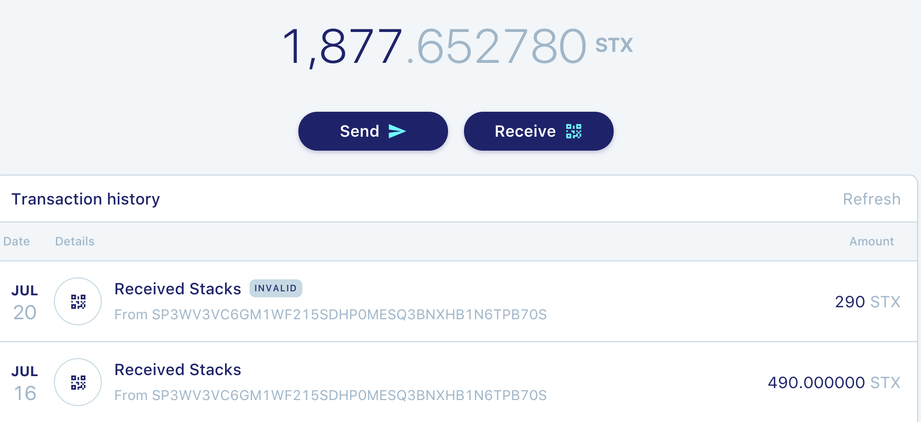 User reports failure of transaction unexpectedly (BTC amount valid ...