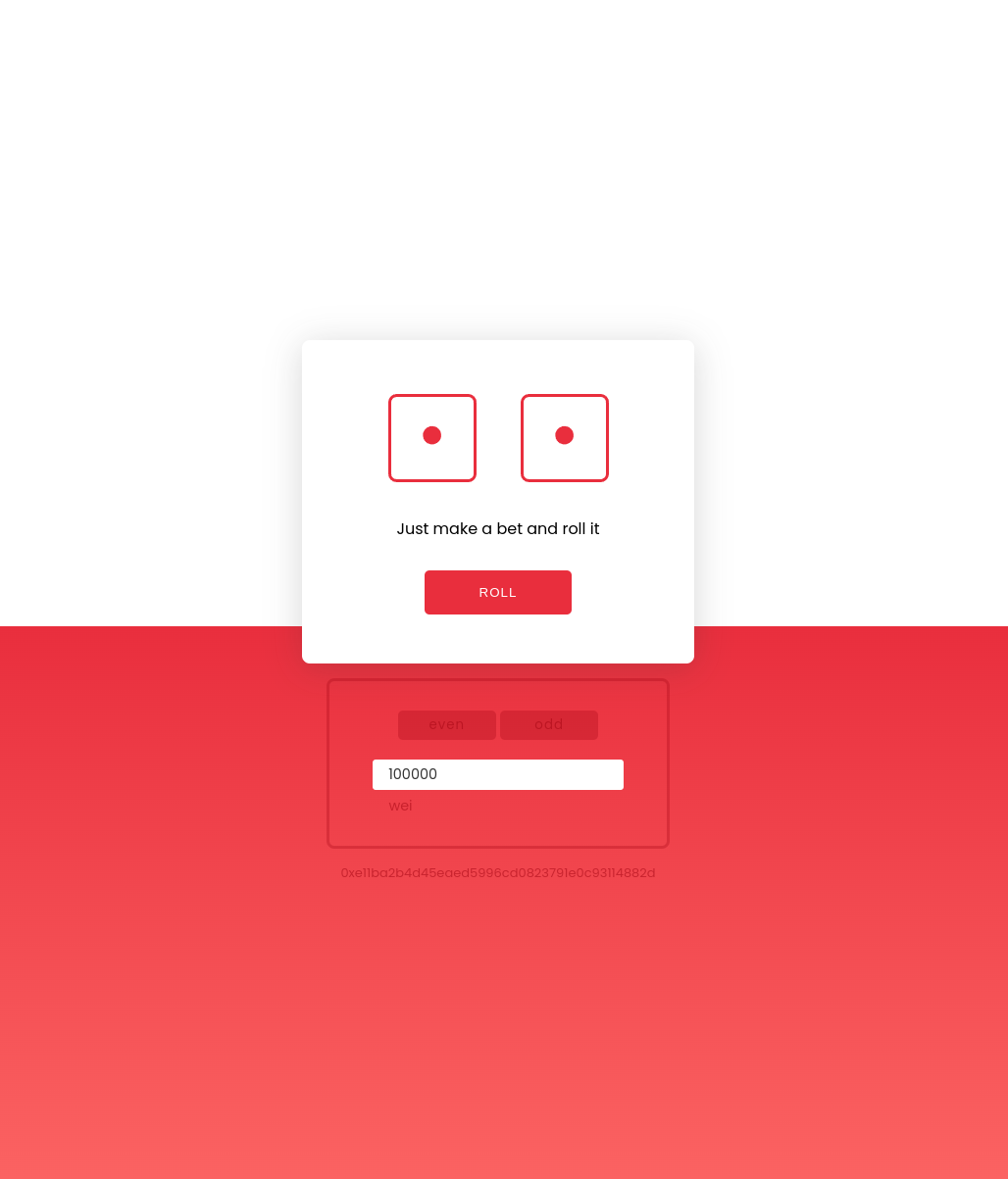 GitHub - soechka/blockchain-dice-game: Dice game with bets on JS ...