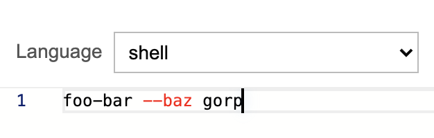 [Bug] shell syntax colors the "-bar" part of "foo-bar" as an attribute ...