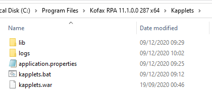 RPA-11.1/Embedded Kapplets in RPA 11.1.md at main · TungstenRPA/RPA-11.1 · GitHub