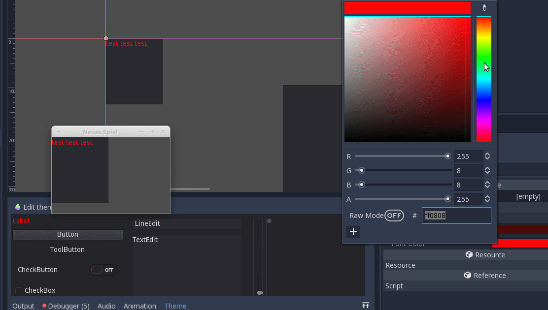 Theme colors not updating after upgrade to Godot 2.1 · Issue #6145 ...