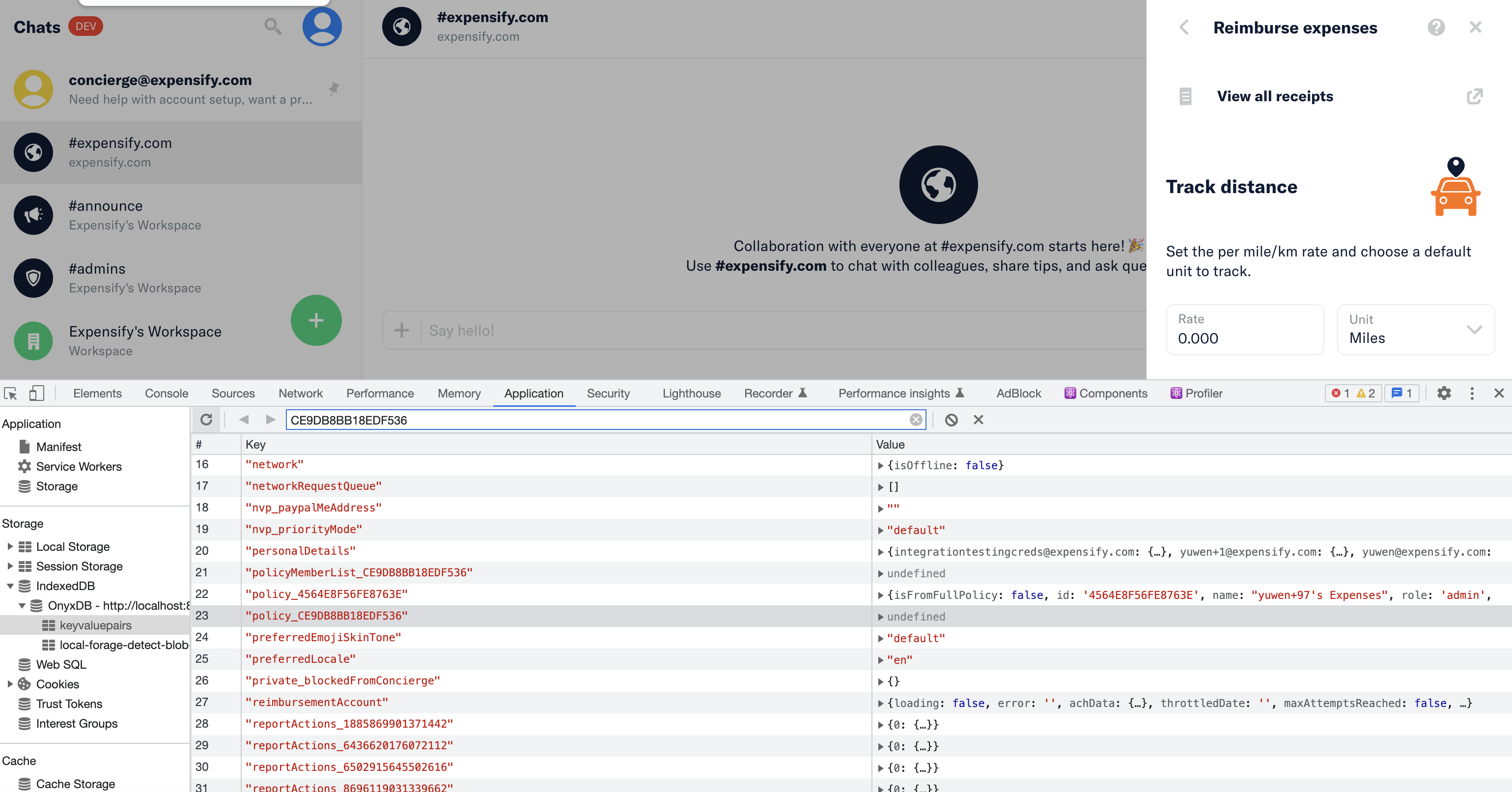 Mileage rate is 0.00 for the newly created workspace instead of the rate set in the policy ...