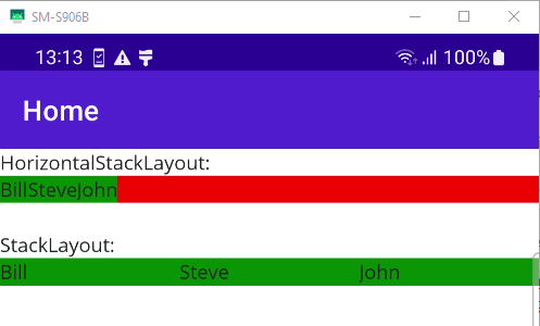 HorizontalOptions Fill does not have any effect on the HorizontalStackLayout · Issue #14087 ...
